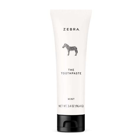 The Toothpaste In Mint Clean Products You Can Trust Zebra