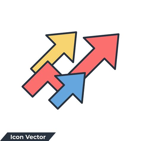 Illustration Vectorielle De Croissance Icône Logo Modèle De Symbole De