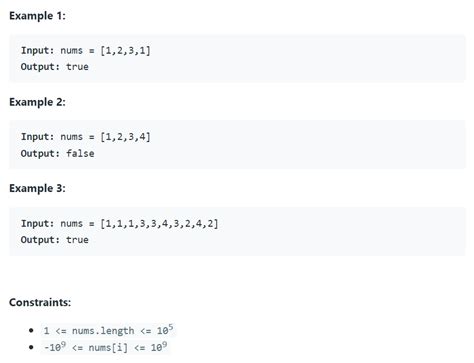 Leetcode 217 Contains Duplicate Solution And Explanation Zyrastory Code And Food Research Center