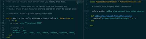Ruby On Rails Cant Access Backend Api Using Cors When Making A Ajax