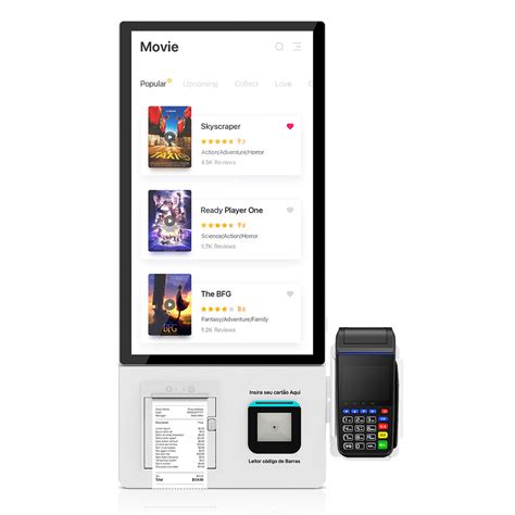 215 Inch Popular Restaurant Self Service Ordering Kiosk Self Service Ordering Kiosk And