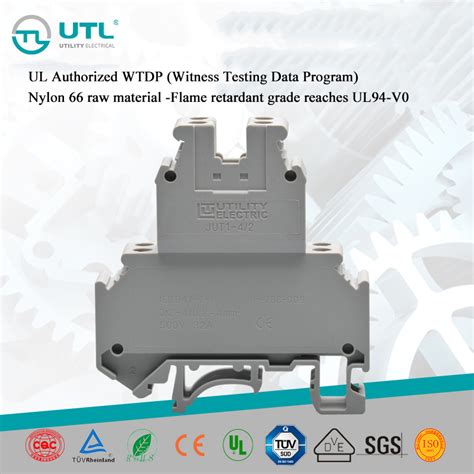 Mm Two Tier Terminal Block Phoenix UK Feed Through Wiring Terminals Jut Feed Through