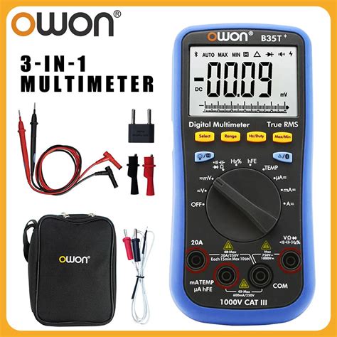 ♀owon B35t Digital Multimeter Bluetooth Real Test Data Logger Thermometer 3 In 1 Auto Ra
