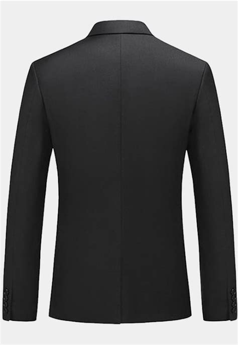 Modern Black Formal Men Suits Business Three Pieces Slim Tuxedo