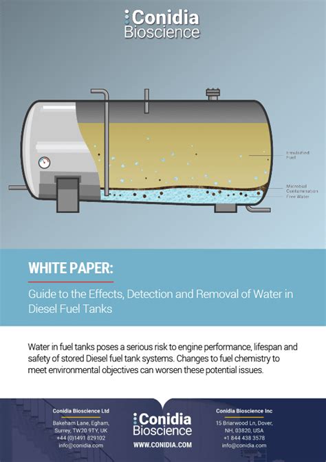 Guide To The Effects Detection And Removal Of Water In Diesel Fuel
