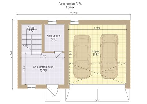 Гараж на 2 машины размеры чертежи (50 фото) - фото - картинки и рисунки ...