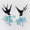 Machine Embroidery Designs Two Swallows Royal Present Embroidery
