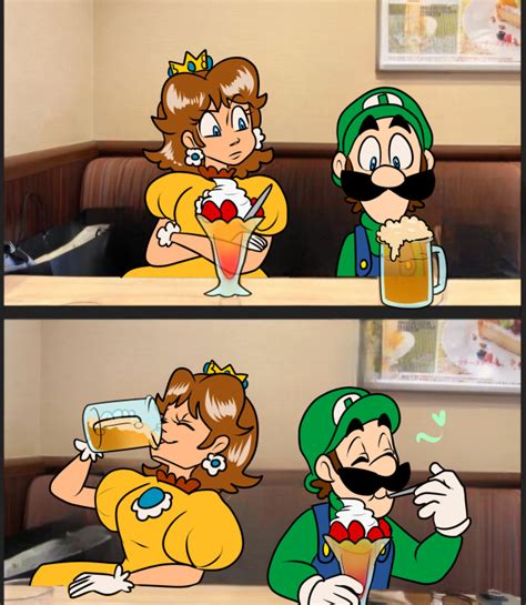 I Can Totally See That With Luigi And Daisy😂 Art Are Mine Dont Copy