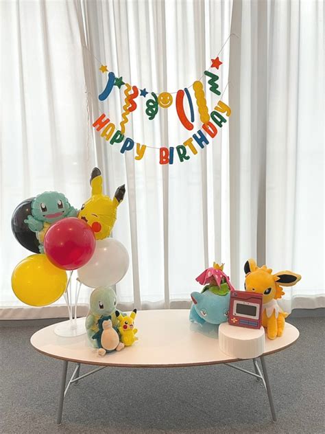 [육아] 리틀초이스 포켓몬스터 생일파티 피카츄 꼬부기 풍선 And 귀염뽀짝 가랜드 네이버 블로그