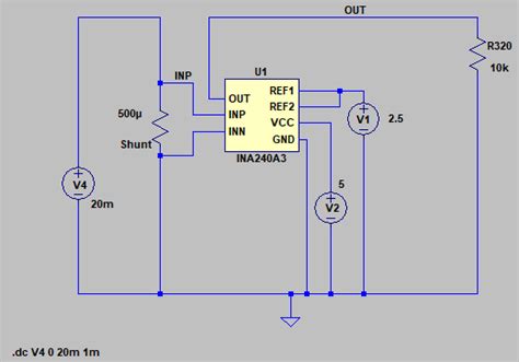 TINA Spice INA240 INA240 Model Not Giving Any Amplification Simulation Hardware System