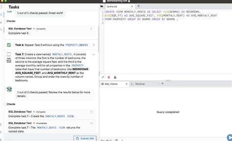 Solved Task Create A View Named MONTHLY RENTS It Chegg