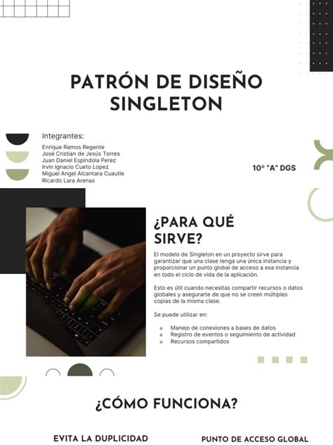 Singleton Patron De Diseño Pdf