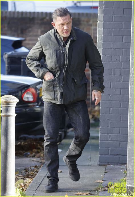 Tom Hardy Films Scenes For New Guy Ritchie Series In London Photo