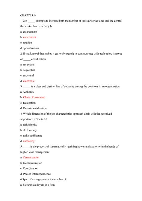 Quiz Mgt Nice Chapter 6 Job Attempts To Increase Both The