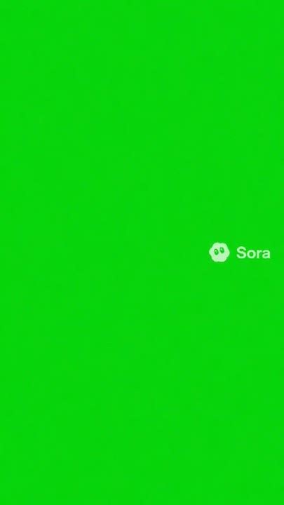 Sora 2 Ai Watermark Green Screen Greenscreen Sora Watermark Sora2
