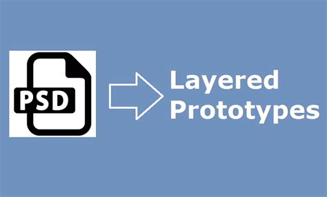 The Process To Transform PSD Design Into Layered Prototype