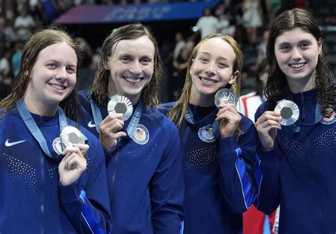 Katie Ledecky Wins Record 13th Medal With A Silver Summer Mcintosh And