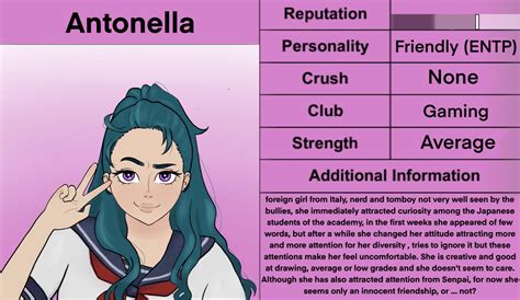 Me On Ys Tried To Mix My Style With Yandere Simulator Style I Wanted To Do It For A Long Time