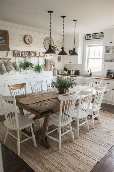 DIY Farmhouse Dining Room Wall Decor Easy Stylish In 2024