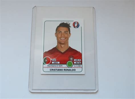 Cristiano Ronaldo Panini Sticker Real Madrid The Portugal National Team Euro France