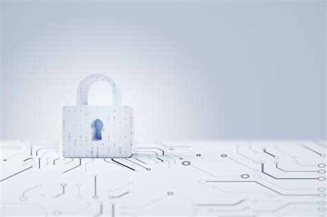 premium photo future technology security and cyber protection concept