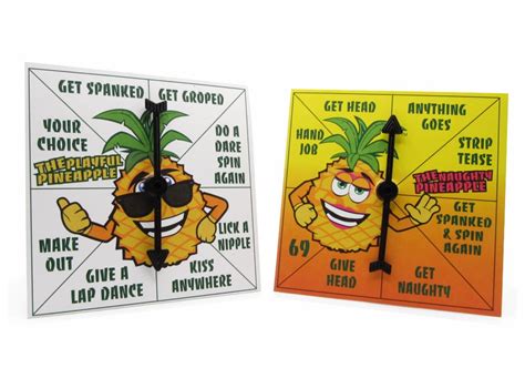 Dv8 Dare™ Naughty Pineapple Lil Spinner Portable Adult Party Game Dv8