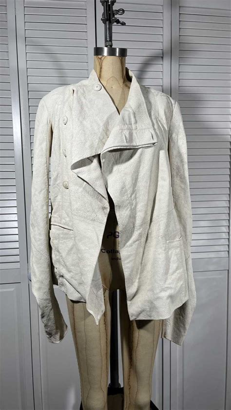 Rick Owens Rick Owens Olmar And Mirta Leather Jacket Gem