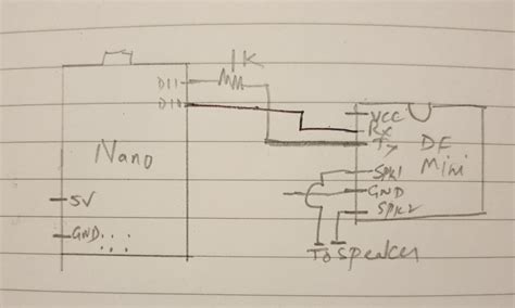 Arduino Nano And Dfmini Player With External Power General