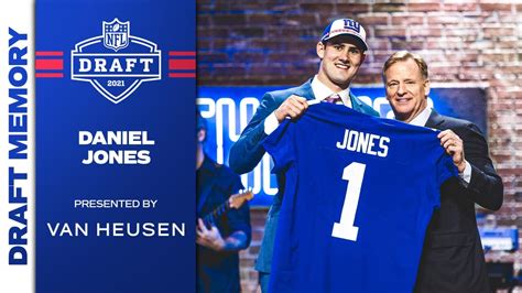 Draft Memory Daniel Jones Remembers His Excitement After Being Drafted