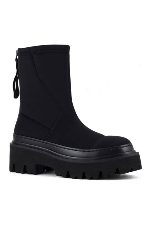 Colors Of California Welt Boot Stretch Black