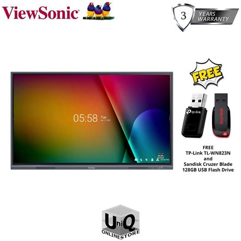 Viewsonic Viewboard Ifp6533 65 4k Interactive Display Tft Lcd Module
