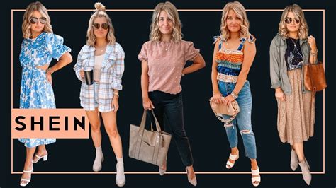Huge Shein Fashion Haul And Try On 11 Outfits Fully Styled Youtube