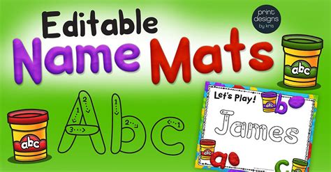 Playdough Name Mats Free At Ruben Ramos Blog