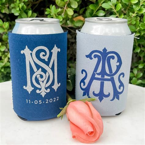 Custom Solid Duogram Can Coolers Gb Design House
