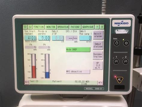 Used Nikkiso Dbb 07 For Sale Item 2004076 Bimedis