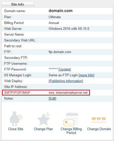 Email Client Settings Winhost