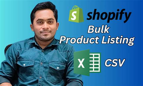 do bulk product listing on shopify with csv file by zakki athymath fiverr