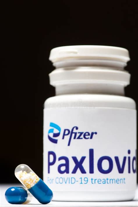 Oral Antiviral Drug Pill Paxlovid Developped By Pfizer Editorial