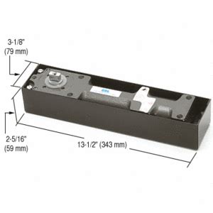 CRL CRL8520 180 Degree No Hold Open Size 3 Spring Heavy Weight Floor