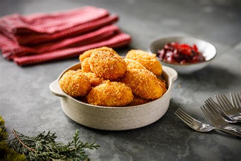 Christmas Parsnip Croquettes With Cranberry Relish