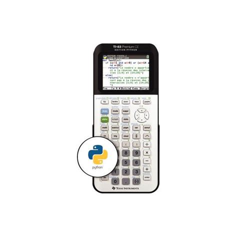 Machine à calculer graphique Texas Instruments TI Premium CE Edition Python