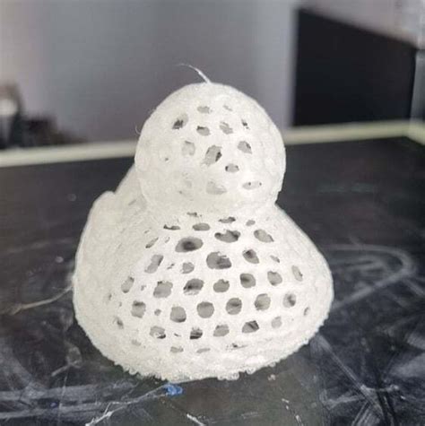 3d Printable Rubber Duck Voronoi Style・cults