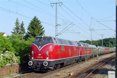 V 200 116 und V 200 002 in Stuttgart-Rohr