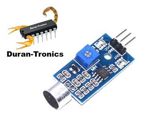 módulo sensor detector de sonido y aplausos fc04 arduino mercado libre