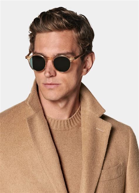 Manteau Marron Moyen In Pure Laine De Chameau Suitsupply