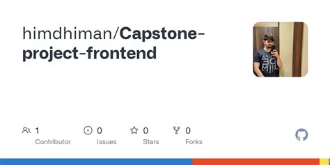 GitHub Himdhiman Capstone Project Frontend