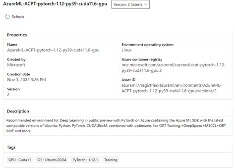 Enabling Deep Learning With Azure Container For Pytorch In Azure Machine Learning Microsoft