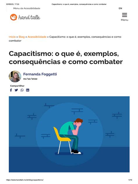 Texto Sobre Capacitismo Pdf