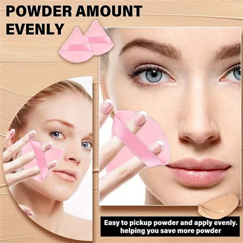 Powder Puff Reusable Triangle Makeup Puff Loose Temu Canada