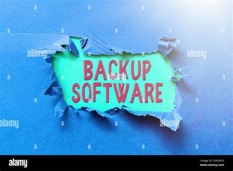 Hand Writing Sign Backup Software Business Concept Create Extra Exact Copies Of Files Or Entire